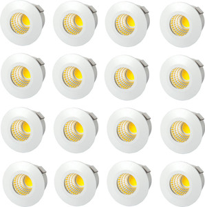 PUFFIN puffin LED 1W COB Round Panel Light, Color of LED Warm White ...