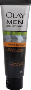 OLAY Men Solutions Smooth Cream Foaming Cleanser Face Wash - Price in ...
