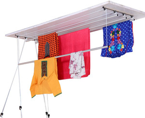 Easy Dry Systems Aluminium Ceiling Cloth Dryer Stand Pulley5ft Price in ...