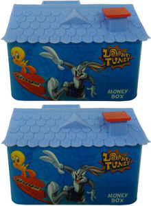 Looney Tunes House Shape Coin Bank Set of 2 Coin Bank Price in India ...