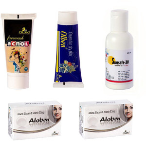 Olski SkinCare Combo (Acnol Facewash + Olben Moisturising Cream ...