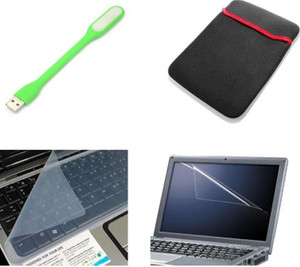 QP360 Laptop Sleeve-14.6inch, USB LED Light, Screen Guard-14inch,skin ...