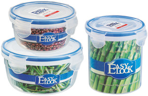 Easy Lock Polypropylene Grocery Container - 300 ml, 700 ml, 600 ml ...