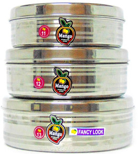 Mango Steel Steel Grocery Container - 5 L Price in India - Buy Mango ...