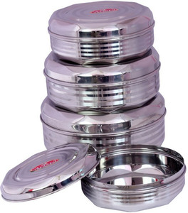 Aristo Houseware Steel Grocery Container - 2250 ml, 750 ml Price in ...