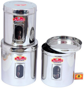 Aristo Houseware Steel Grocery Container - 4000 ml, 6400 ml Price in ...