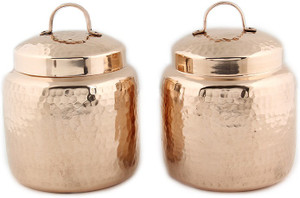 Kalpaveda Copper Grocery Container - 750 ml Price in India - Buy ...