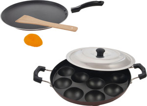 Buyer non stick dosa tawa with appam 12cavities Non-Stick Coated ...