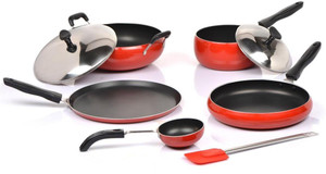 Kitchen Queen Non-Stick Coated Cookware Set Price in India - Buy ...