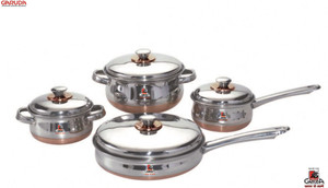 Garuda Cooper Bottom Induction Bottom Cookware Set Price in India - Buy ...