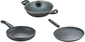 Prestige Induction Bottom Non-Stick Coated Cookware Set Price in India ...