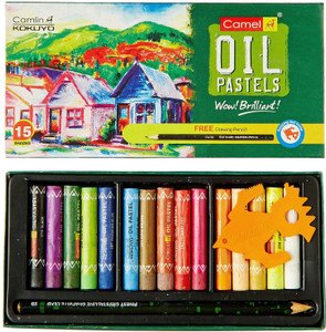 Flipkart.com | Camlin Camel Oil Pastel -15 Shades - Crayons