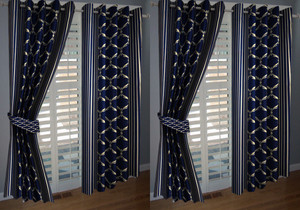 Homesense 275 cm (9 ft) Polyester Semi Transparent Long Door Curtain ...