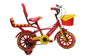 Sunflower Red and Yellow Kids Bicycle 14 T (inch) Recreation Cycle ...
