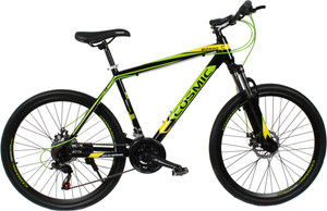 COSMIC MONDO 21 SPEED MTB BICYCLE BLACK/GREEN-SPECIAL EDITION 26 T ...