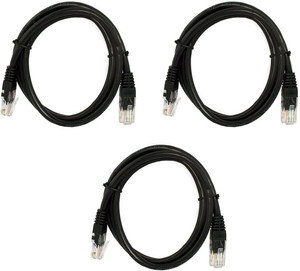 RiaTech LAN Cable 1 m 3 Pack RJ45 CAT5e Ethernet Network Router ...