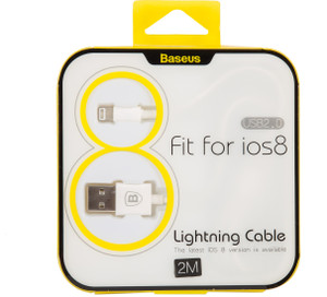 Baseus Lightning Cable 2 m 3002# - Baseus : Flipkart.com