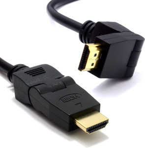 iConnect World Patch Cable 1.5 m HDMI to HDMI 90/180 Degree(L shape ...