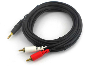 PAC Stereo Audio Cable 3 m 3 Meter 2 RCA To 3.5mm - PAC : Flipkart.com