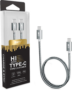 MTT USB Type C Cable 1.2 m USB-C to USB-C (Type C to C) 2.0 - MTT ...
