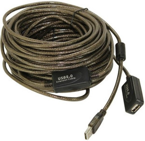 Techbyte Micro USB Cable 2 A 10 m metal foil, anti-interference ring ...