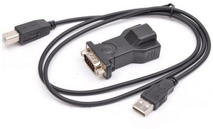 Techvik Micro USB Cable 0.5 m COM Port PDA 9 Pin DB9 Adapter Connector ...