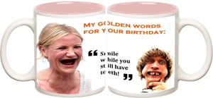 happy birthday Off white Ceramic Price in India - Buy happy birthday ...