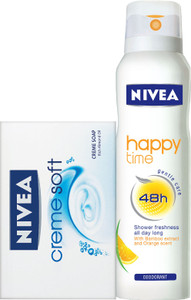Nivea Happy Time Deodorant Spray with Soap Free - 150 ml - Price in ...