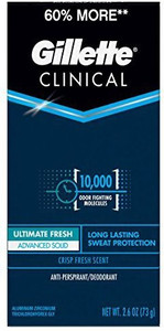 Gillette Clinical Strength Antiperspirant and Deodorant Deodorant Roll ...