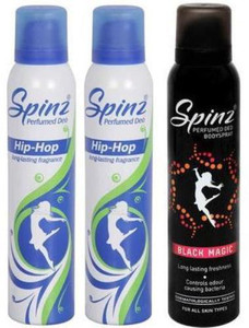 Spinz Hip Hop and Black Magic Deodorant Spray - For Women - Price in ...