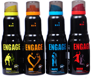 Engage URGE,AWE,MATE,RUSH Deodorant Spray - For Men - Price in India ...