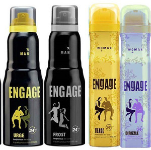Engage Combo Set Of 4 Deodorant Spray - For Men - Price in India, Buy ...
