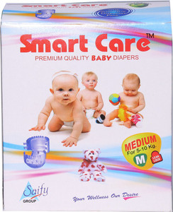 Smart Care Premium Quality Baby Diaper-Medium - M - Buy 90 Smart Care ...