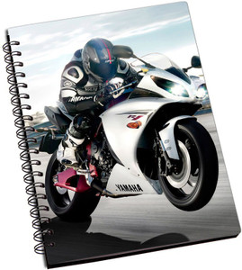 LYCANS Yamaha Biker Racing A5 Notebook Ruled 200 Pages Price in India ...