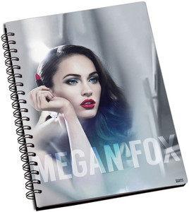 Leepix Megan Fox Style A5 Notebook Single Rule 200 Pages Price in India ...