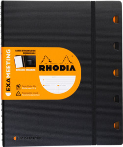 RHODIA Rhodiactive Black Exabook Meeting Refillable - A5+ - 220 mm x ...