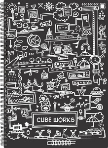 matrikas Cube Works A4 Notebook Single Ruled 160 Pages Price in India ...