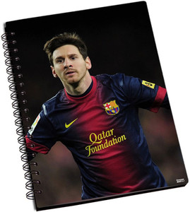 RangeeleShope Messi A5 Notebook Ruled 200 Pages Price in India - Buy ...