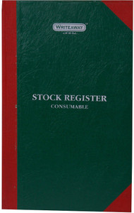 WRITEAWAY Stock Register Consumable (For Consumble Articles ) ( School ...