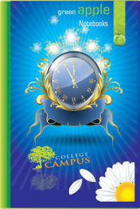 Green Apple Formal 5 Subject A4 Notebook Unruled 400 Pages Price in ...