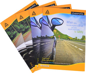 Classmate King Size Book-size Notebook Ruled 180 Pages Price in India ...