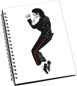 LYCANS Michael Jackson Singing A5 Notebook Ruled 200 Pages Price in ...