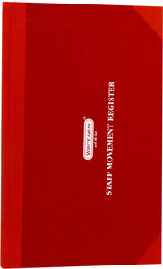 WRITEAWAY Staff Movement Register (Pages 200)(Factory Act)(Pack of 2 ...
