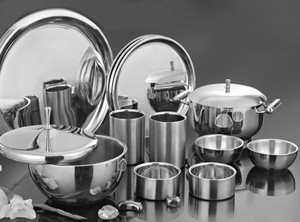 Devidayal Pack of 57 Stainless Steel Double Wall Dinner Set Price in ...