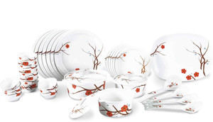 BOROSIL Pack of 35 Melamine Dinner Set Price in India - Buy BOROSIL ...