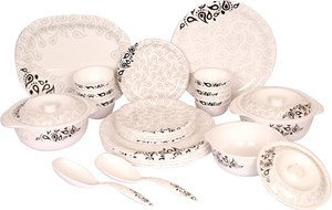cello Pack of 33 Melamine Artista Eleganza Dinner Set Price in India ...