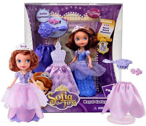 MATTEL Royal Curtsy Sofia ~5 Doll - Disney Sofia the First Playset ...