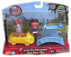 FISHER-PRICE Dora the Explorer Let's Go Adventure On-The-Go Playset ...
