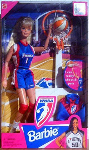 BARBIE WNBA Basketball Blonde Barbie Doll by Mattel - WNBA Basketball ...