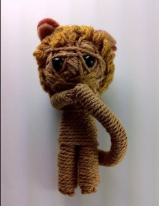 String Doll World Lion Voodoo String Keychain - Lion Voodoo String ...